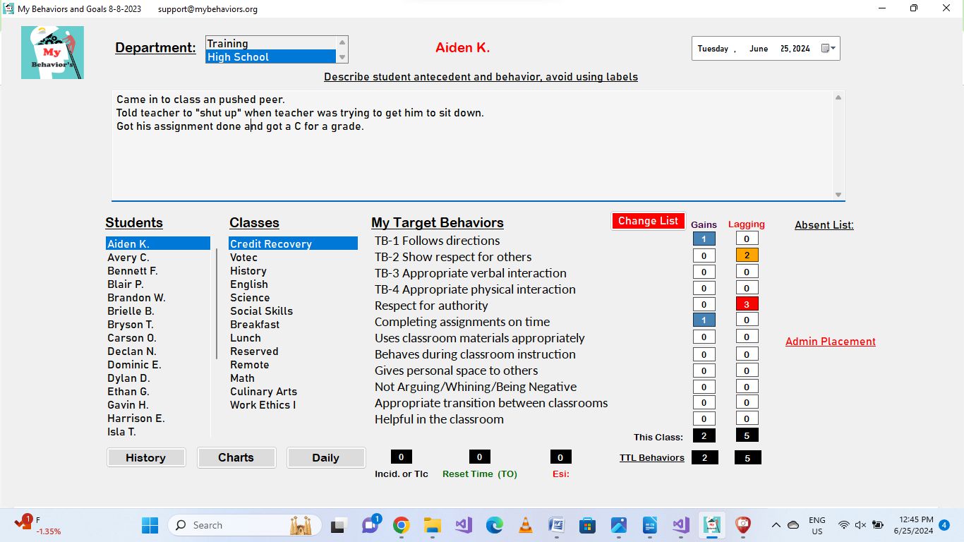 AI-Driven Classroom Management Tool - Student Behavior Tracker